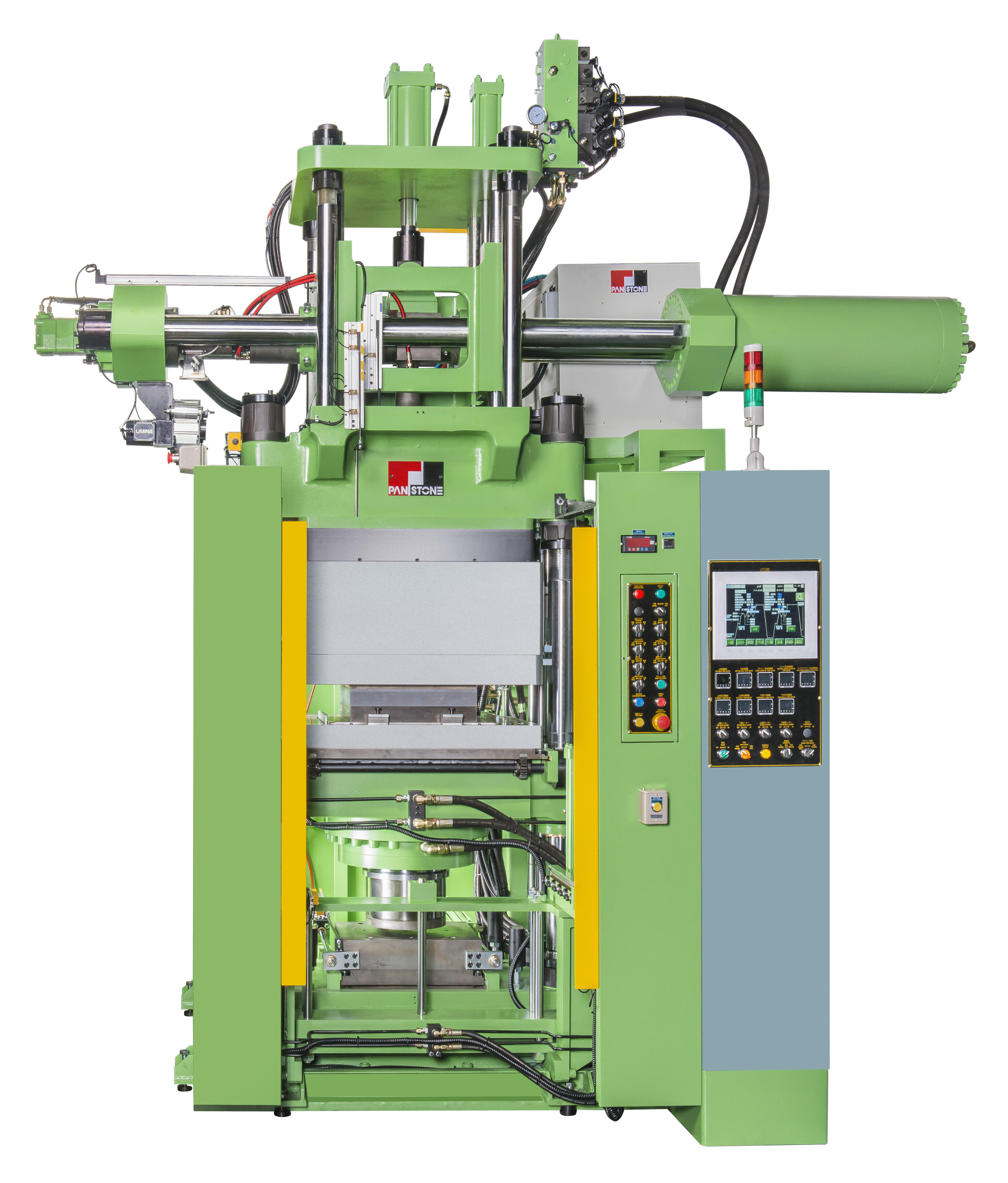 VERTICAL TYPE RUBBER INJECTION MOLDING MACHINE(WITH HORIZONTAL ...
