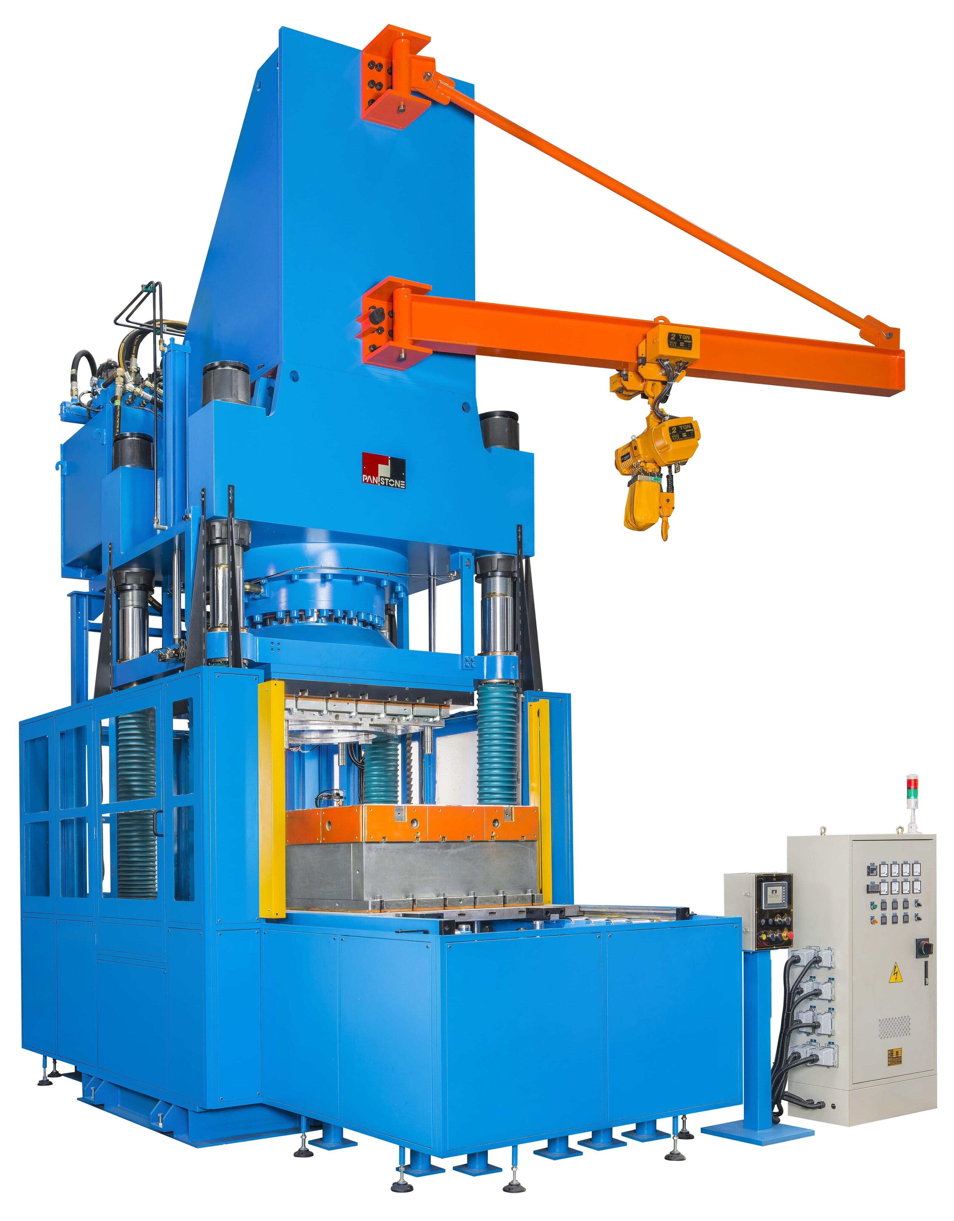 TOP COLUMN TYPE RUBBER COMPRESSION MOLDING MACHINE(COLUMN TYPE)(WITH ...