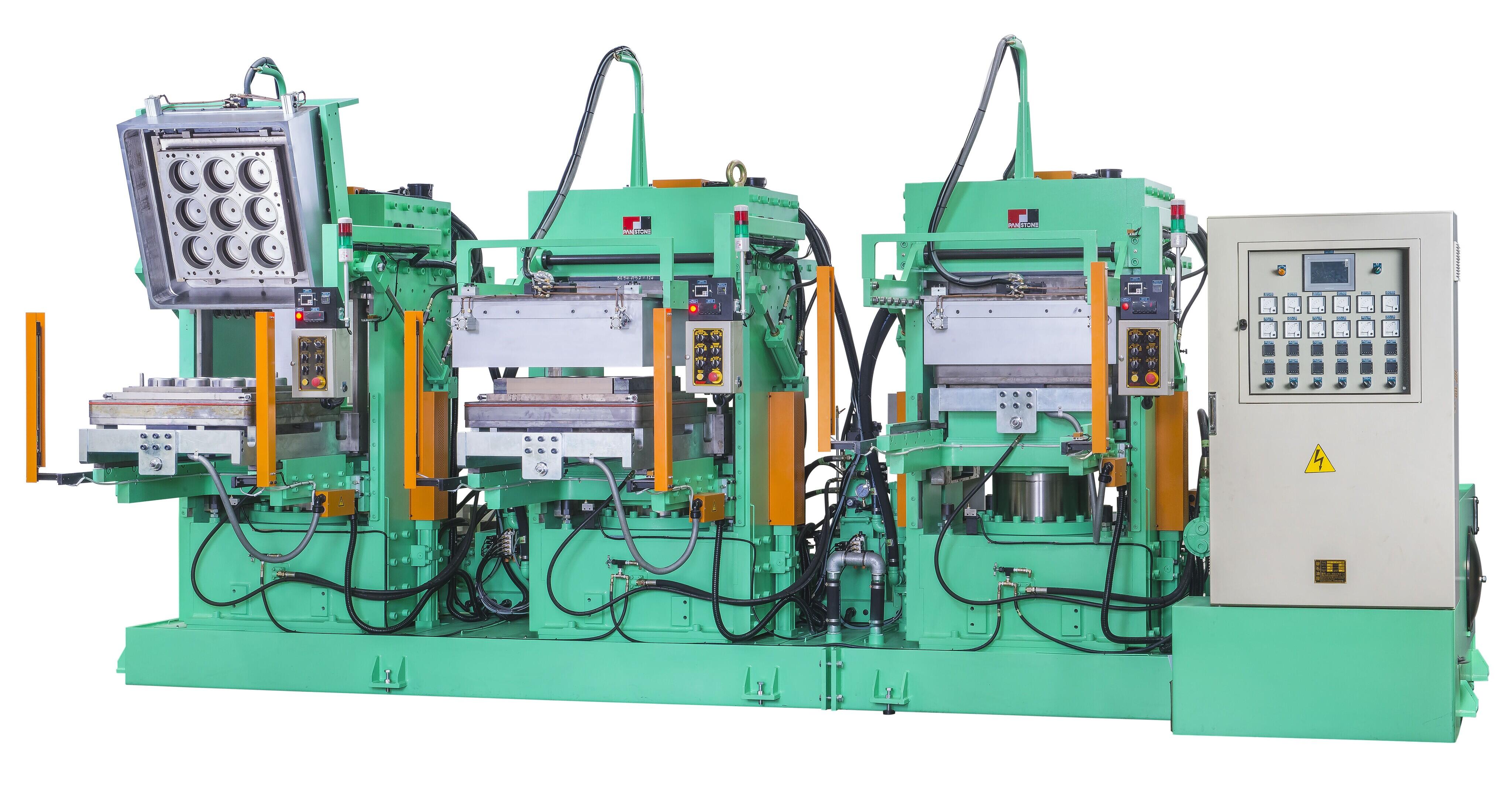 SLAB-SIDE TYPE RUBBER COMPRESSION MOLDING MACHINE(VACUUM BOX TYPE 3 ...