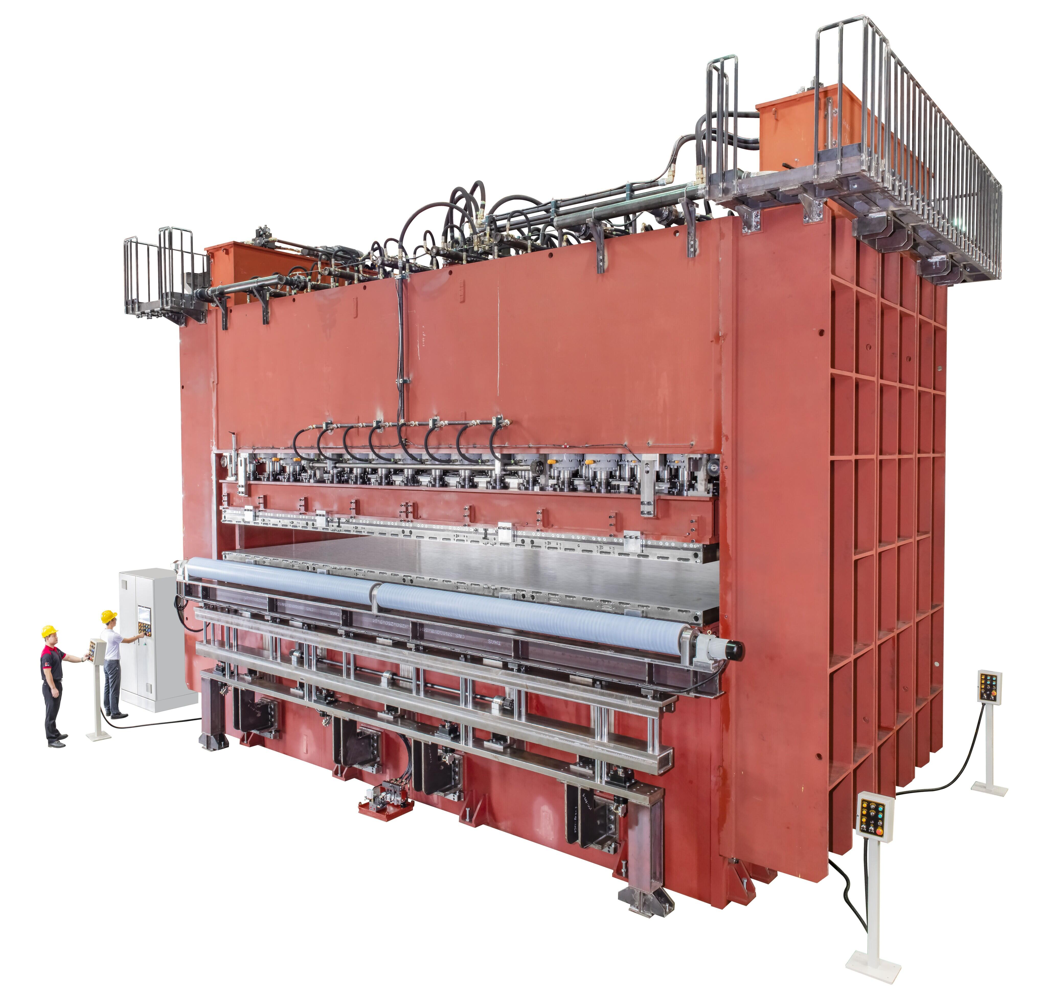 JUMBO VACUUM VULCANIZING COMPRESSION MOLDING MACHINE(TOP COLUMN TYPE)